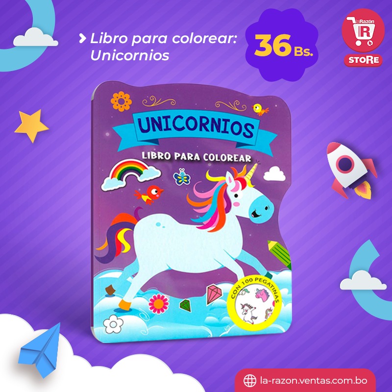 Libro para colorear: Unicornio Vol I - La Razón - Store